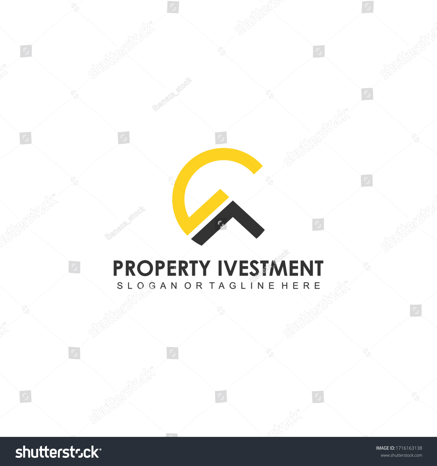 Letter C Construction Logo Design Stock Vector (Royalty Free ...