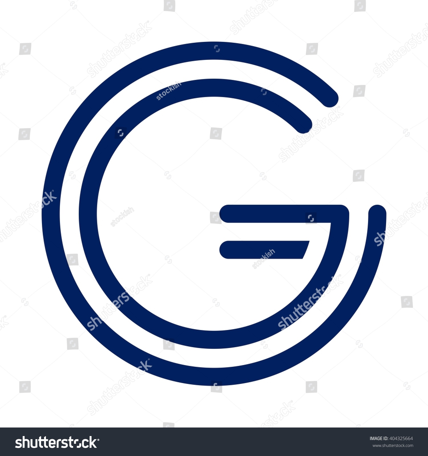 Letter C G Logo Vector Stock Vector (Royalty Free) 404325664 | Shutterstock