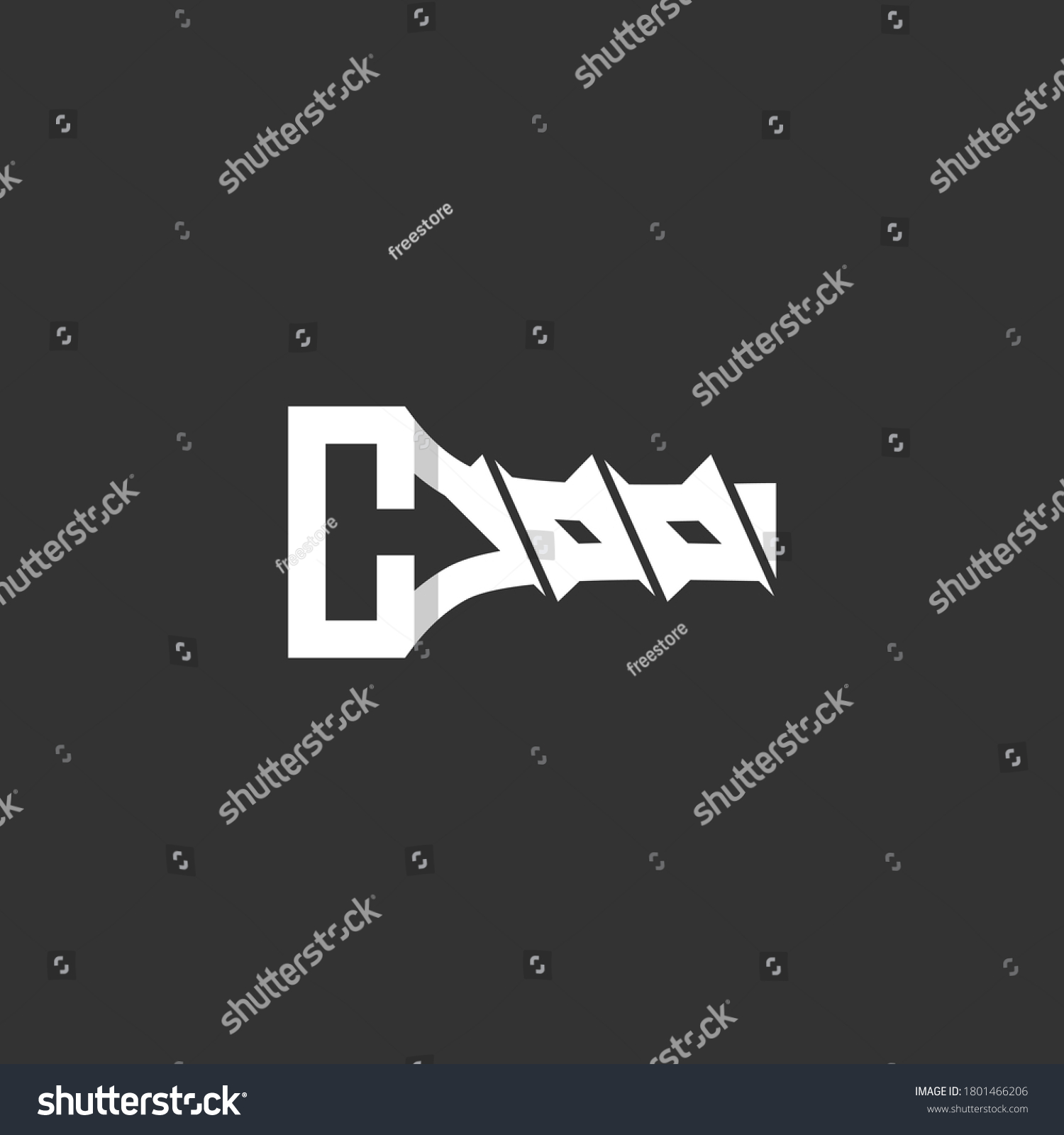 Letter C Drill Monogram Modern Logo Stock Vector (Royalty Free ...