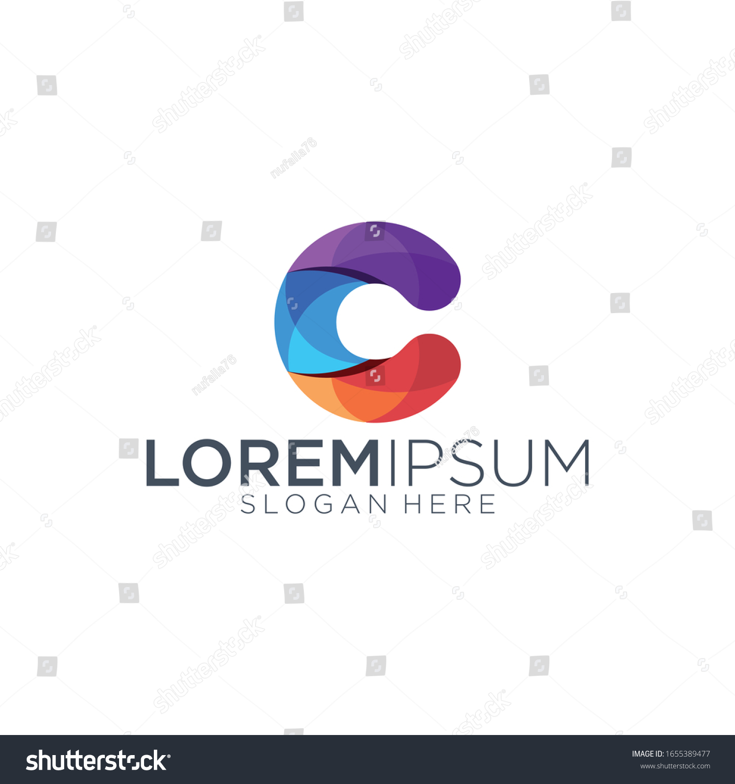 Letter C Logo Design Vector Graphic Stock Vector (Royalty Free) 1655389477