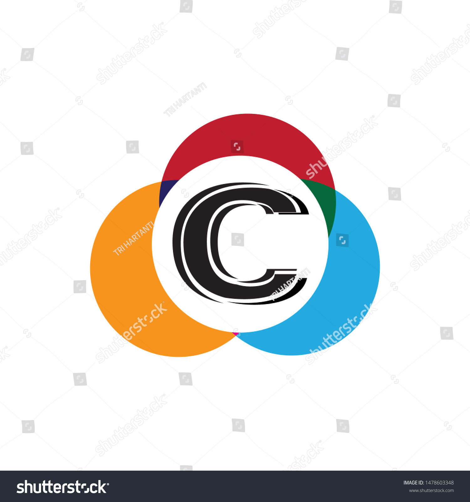 Letter C New Logo Vector Stock Vector (Royalty Free) 1478603348