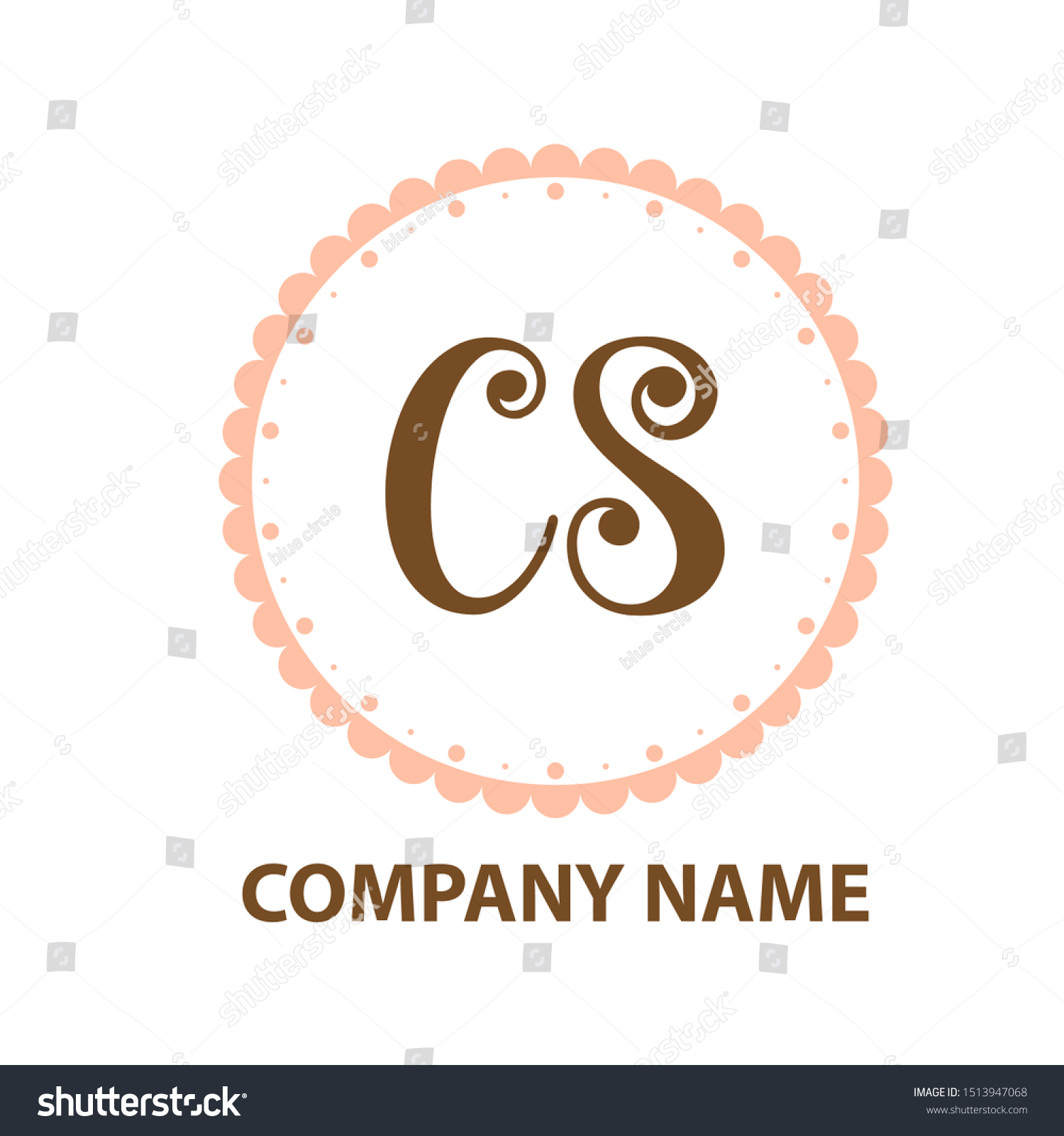 Letter C S Logo Design Vector Stock Vector (Royalty Free) 1513947068 ...