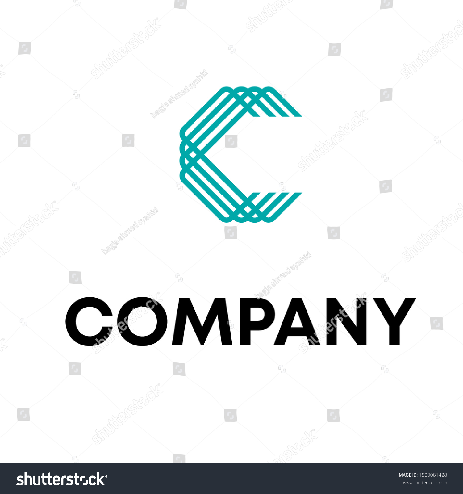 Letter C Vector Logo Sign Template Stock Vector (Royalty Free ...