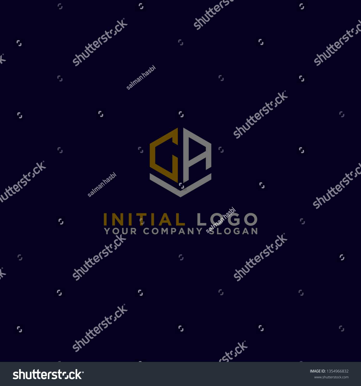 Letter Ca Initial Icon Monogram Vector Stock Vector (Royalty Free ...
