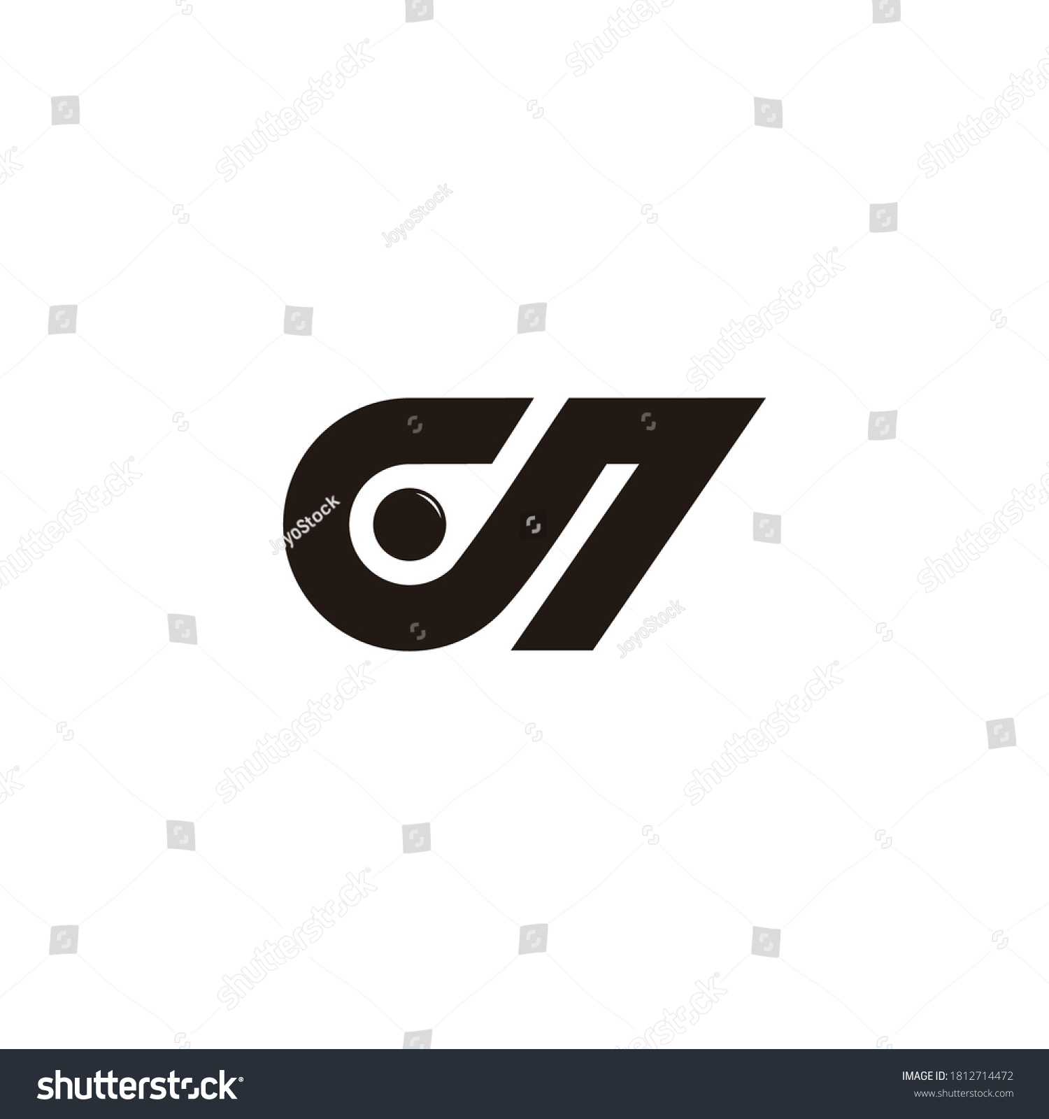 Letter Cn Geometric Arrow Shape Logo Stock Vector (Royalty Free ...