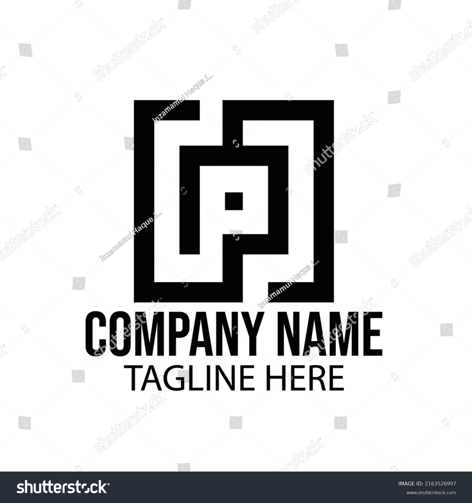 Letter Cpj Logo Initial Logo Stock Vector (Royalty Free) 2163526997 ...