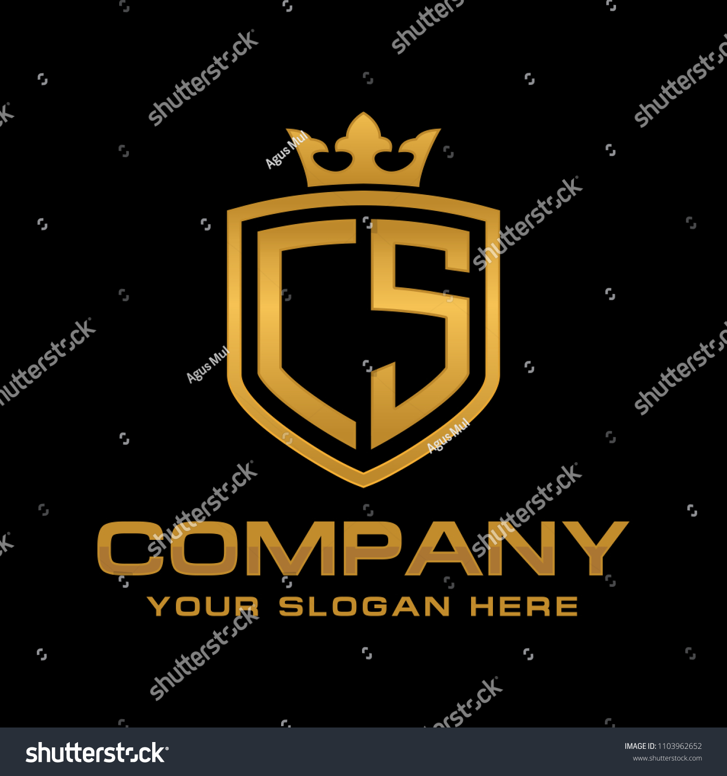Letter Cs Initial Logo Luxury Logo Stock Vector (Royalty Free ...