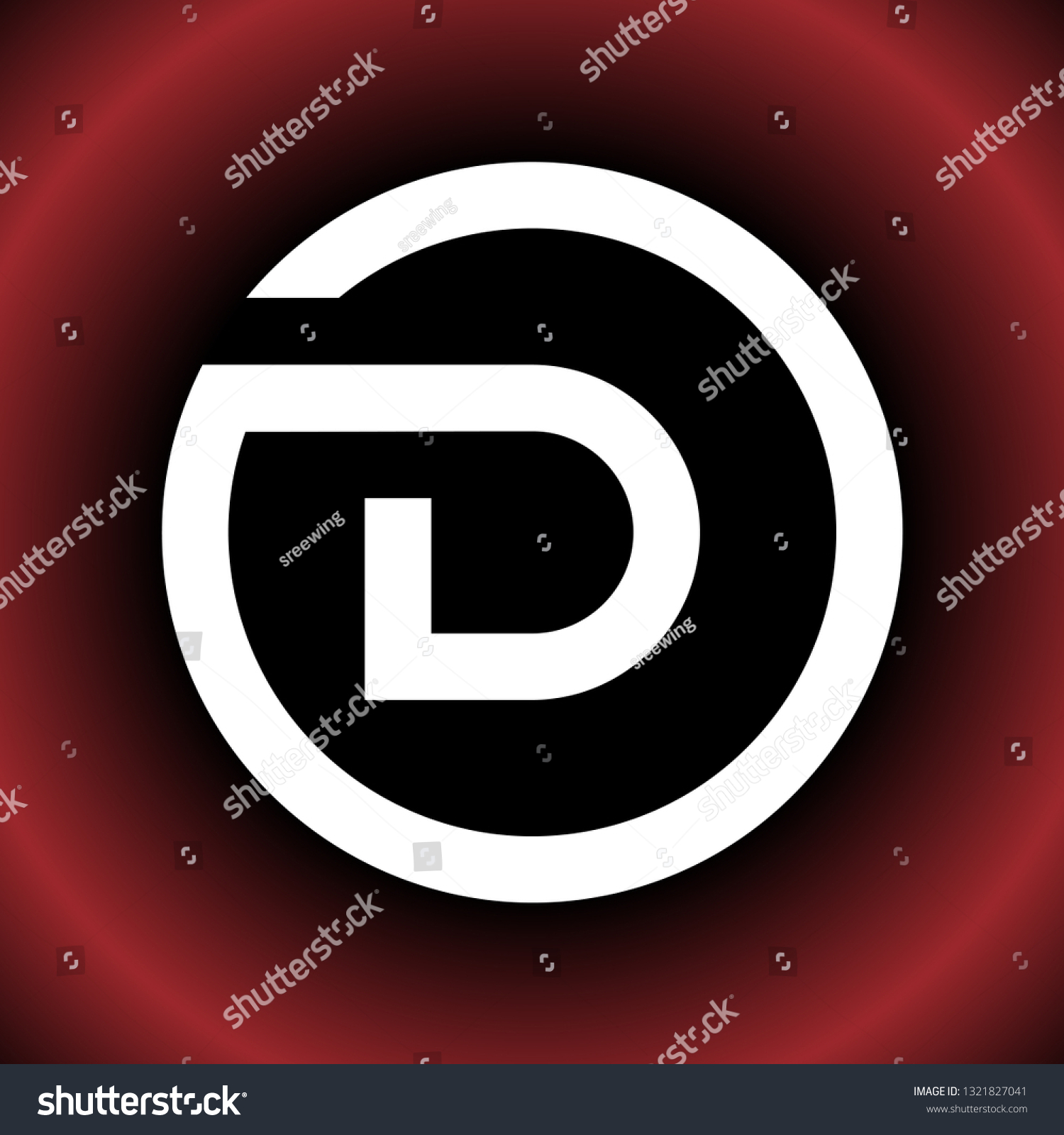Letter D Do Od Vector Logo Stock Vector (Royalty Free) 1321827041 ...