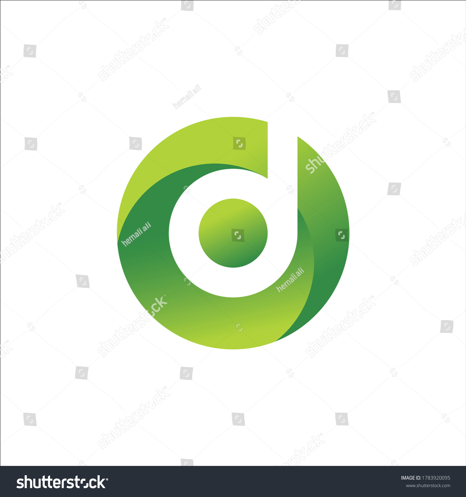 Letter D Green Power Button Logo: เวกเตอร์สต็อก (ปลอดค่าลิขสิทธิ์ ...