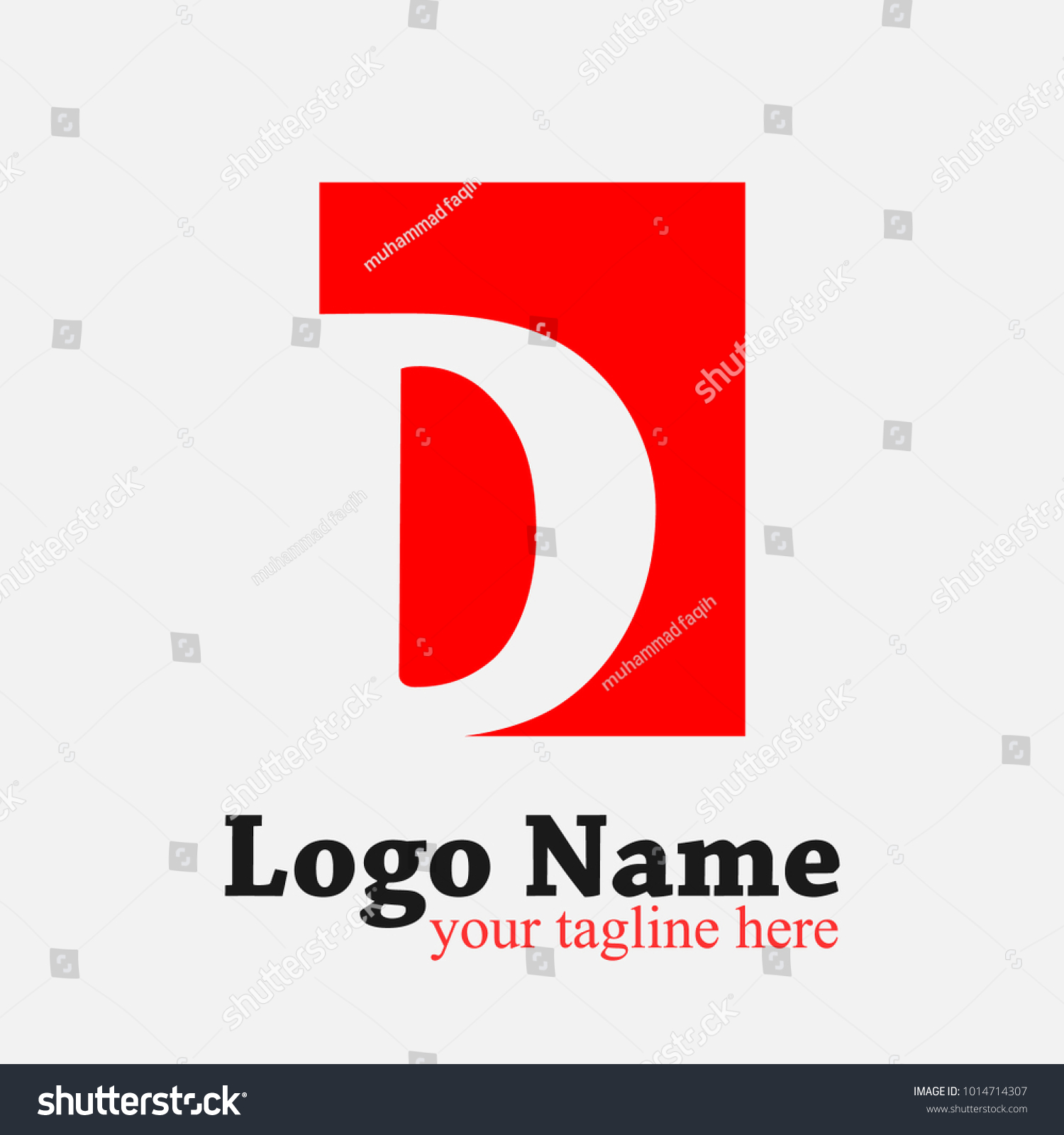 Letter D Logo D Letter Design Stock Vector (Royalty Free) 1014714307