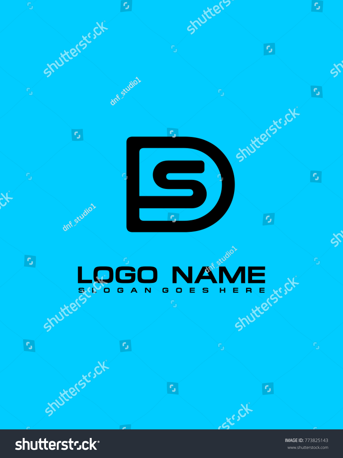 Letter D S Logo Template Vector: เวกเตอร์สต็อก (ปลอดค่าลิขสิทธิ์ ...
