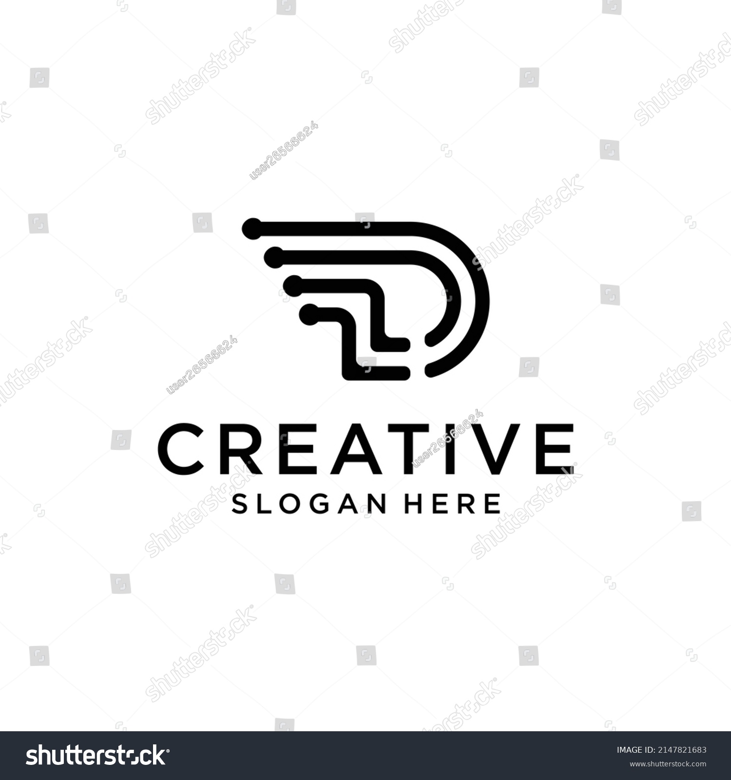 42,733 D technology logo design Images, Stock Photos & Vectors ...