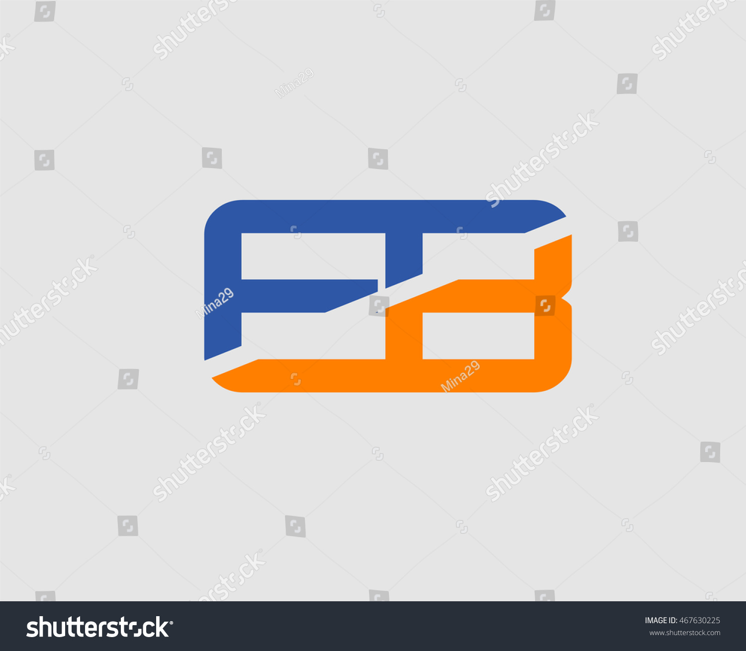 Letter E B Logo Vector: vector de stock (libre de regalías) 467630225 ...