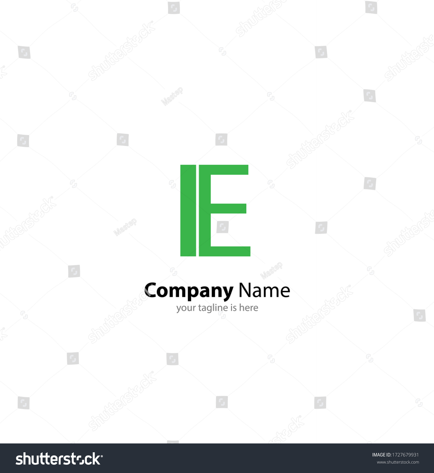 Letter E Business Logo Concept Stock Vector (Royalty Free) 1727679931