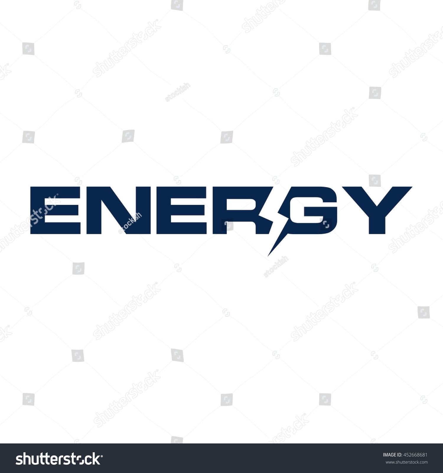 Letter Energy Logo Vector Stock Vector 452668681 - Shutterstock