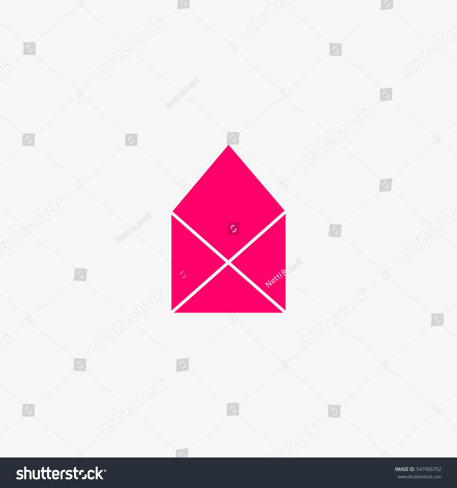 Letter Envelope Icon Stock Vector (Royalty Free) 547906792 | Shutterstock