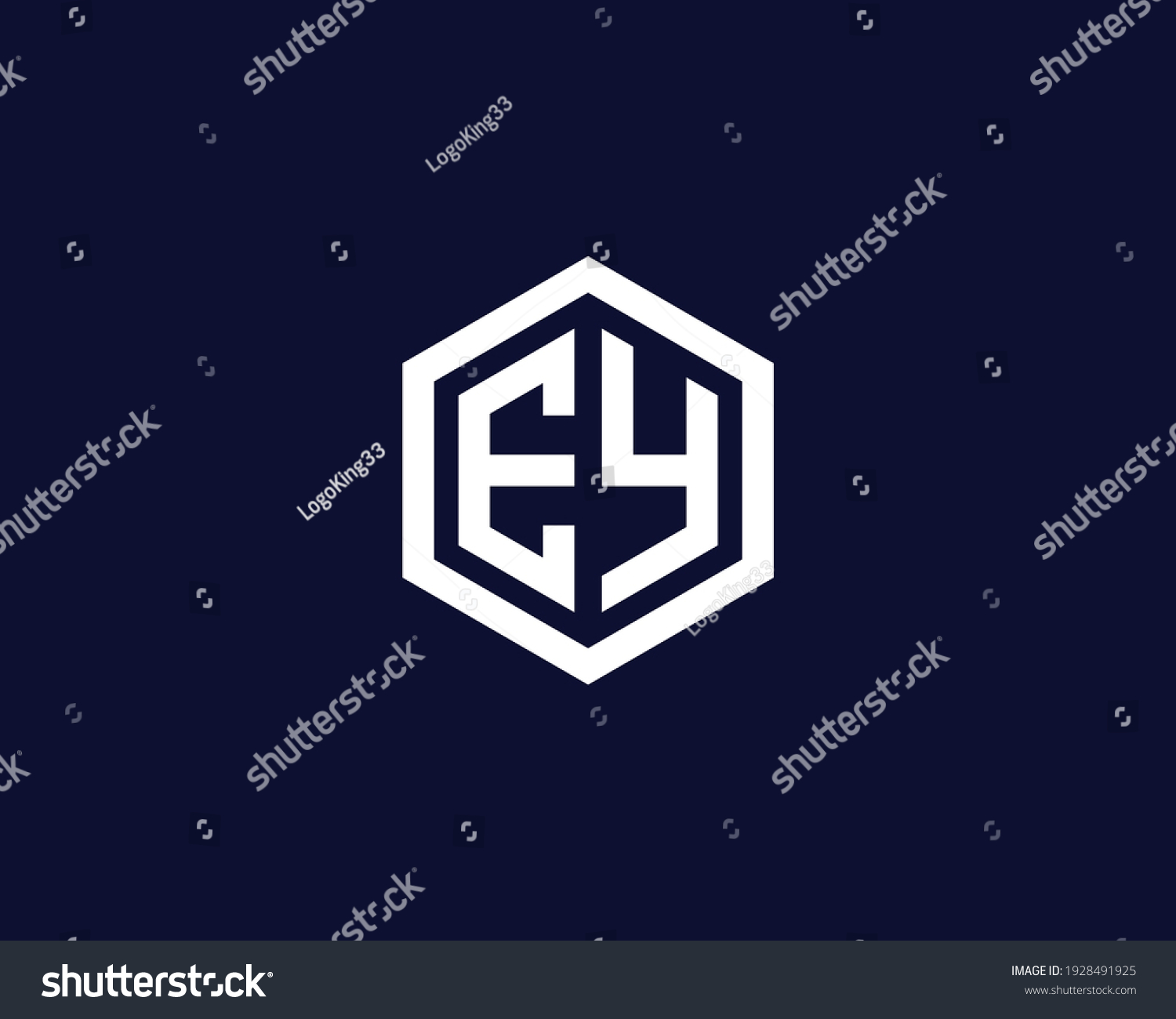 plantilla vectorial de diseño de logotipo: vector de stock (libre de ...