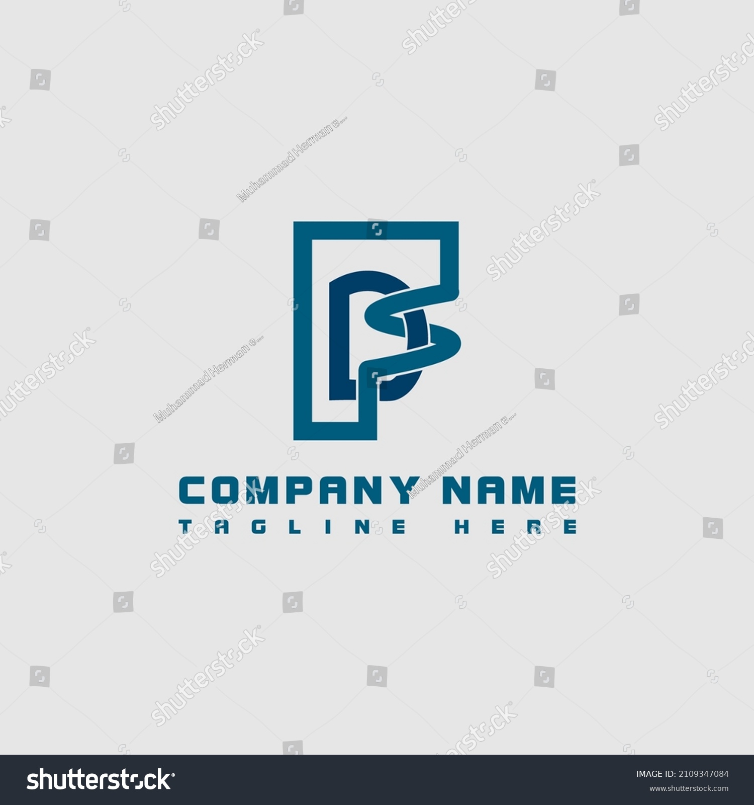 Letter Fds Logo Design Vector Stock Vector (Royalty Free) 2109347084 ...