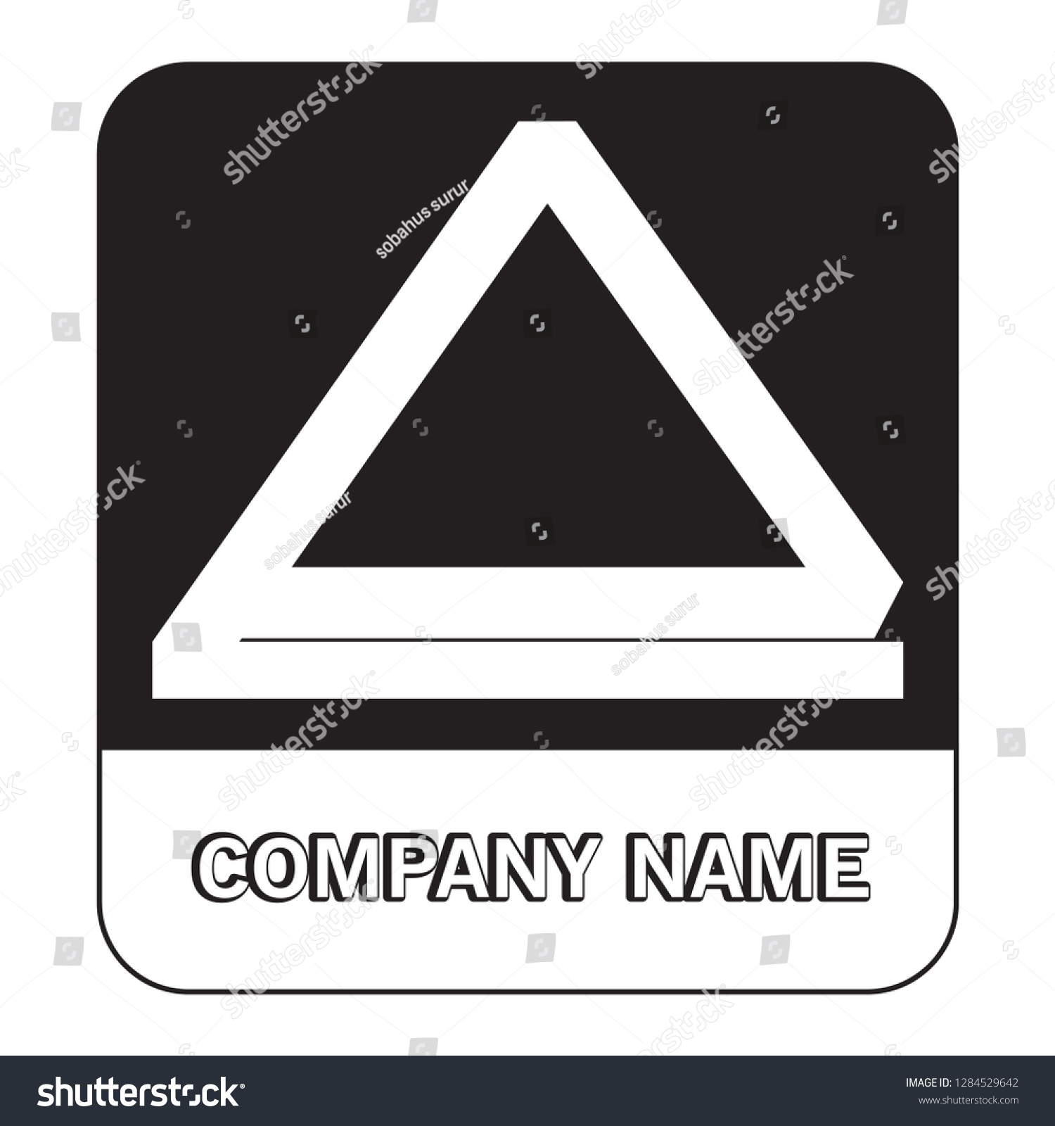 Letter Form Logo Design Template Vector: vector de stock (libre de ...