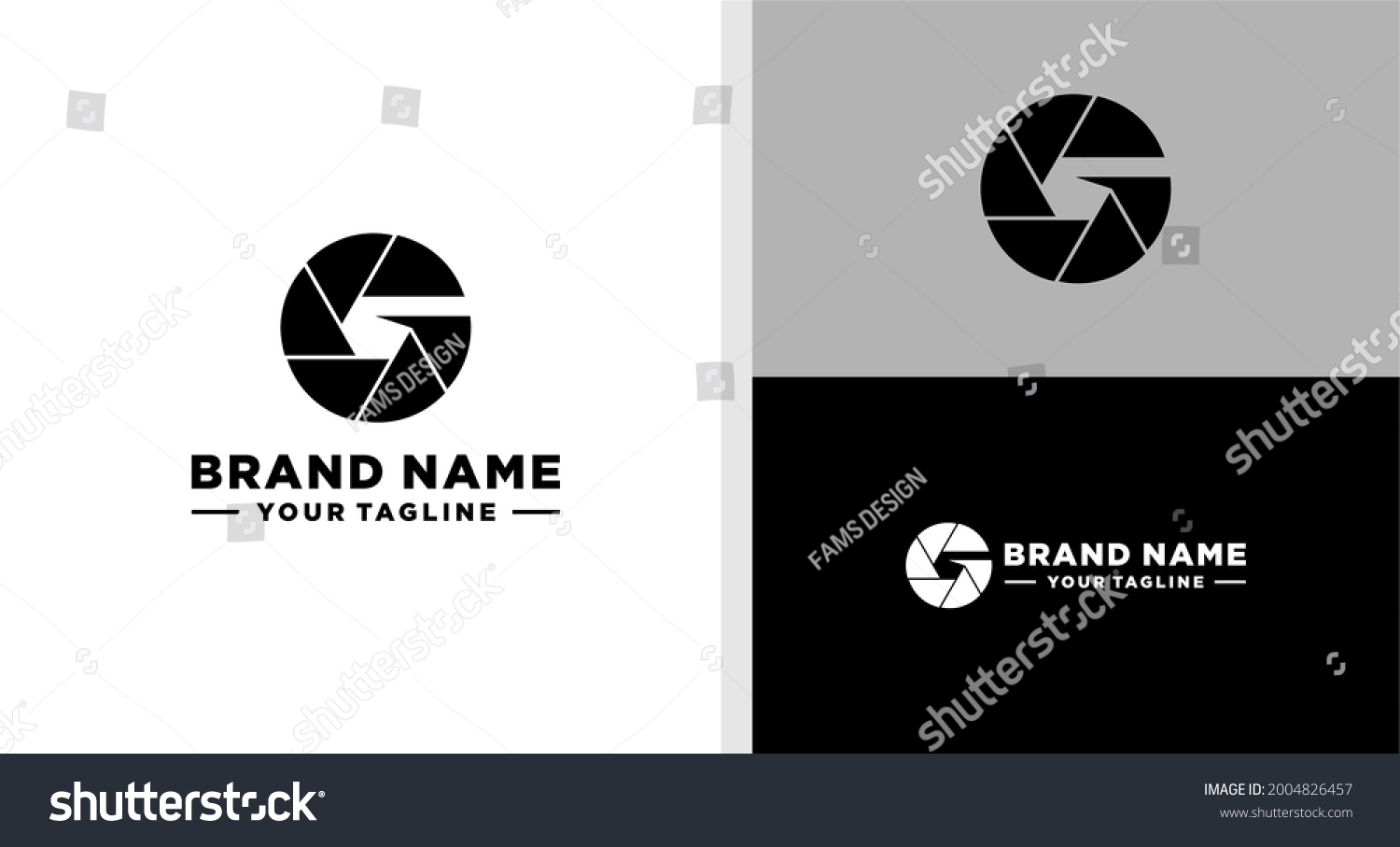 Letter G Camera Logo Simple Editable Stock Vector (Royalty Free ...