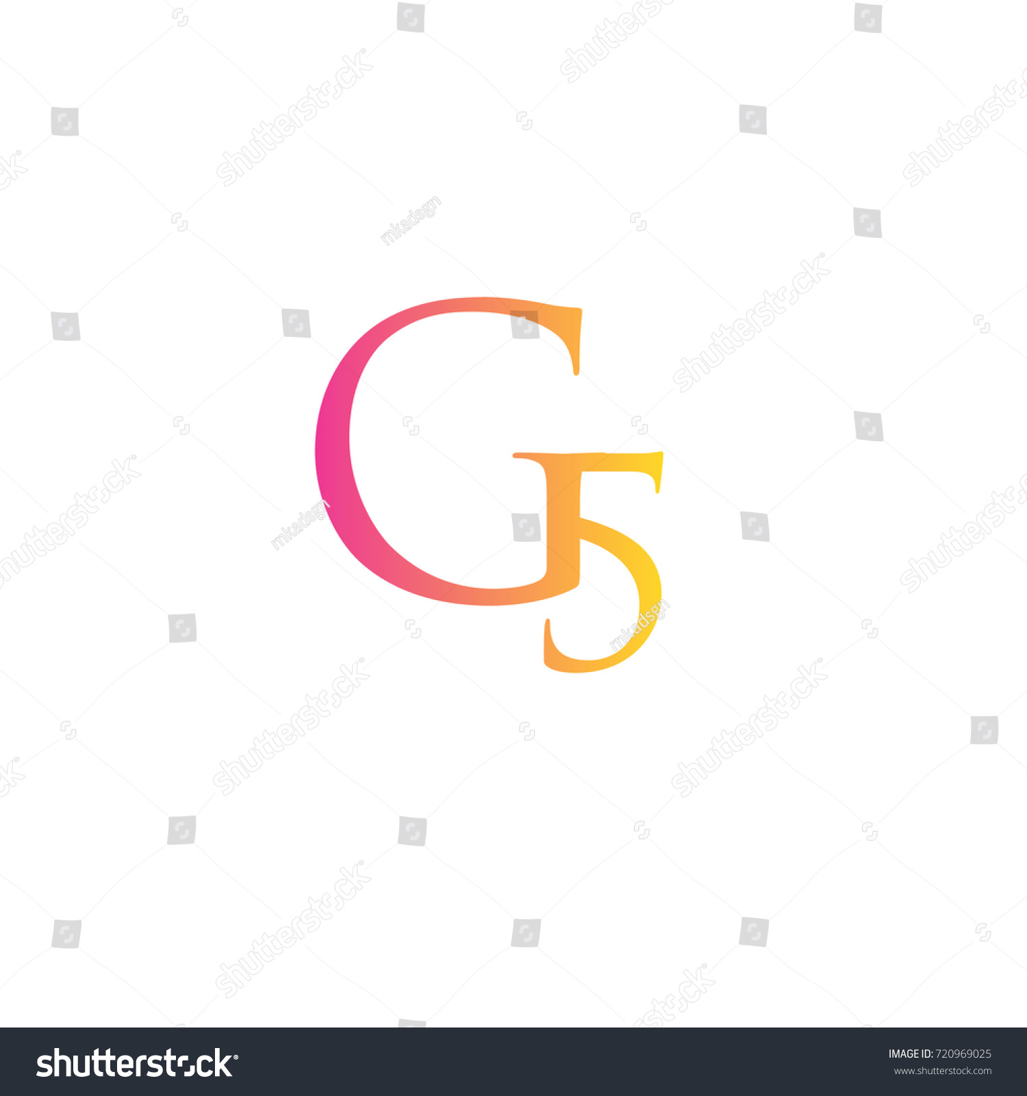 Letter G5 Element Logo Stock Vector (Royalty Free) 720969025 | Shutterstock