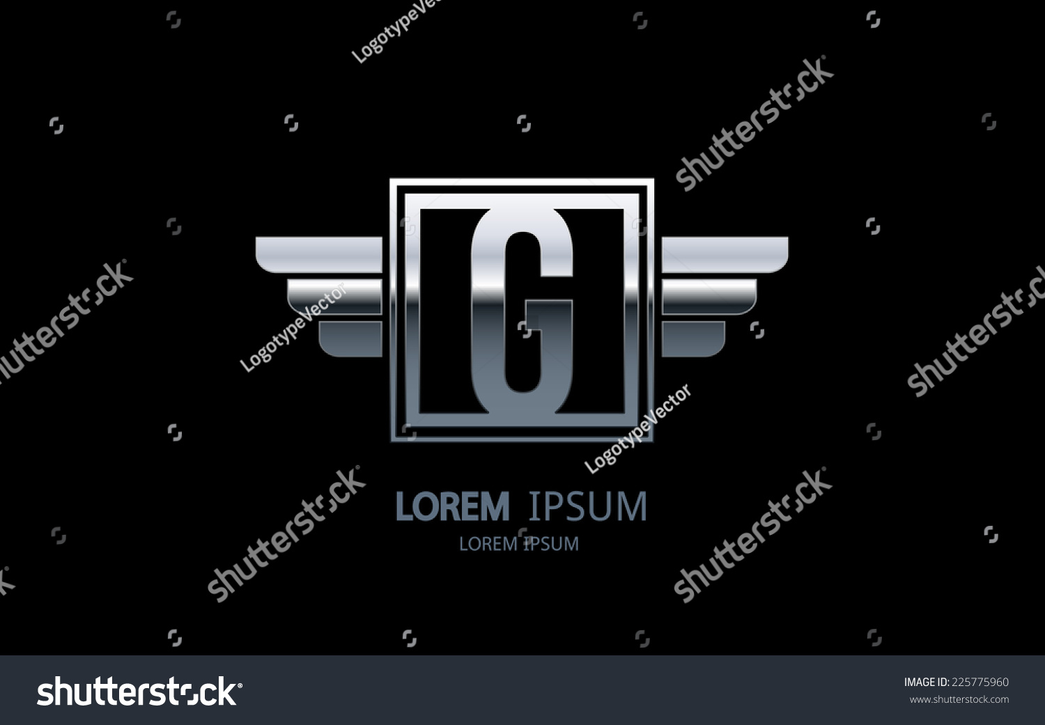 Letter G Logo Alphabet Logotype Vector Stock Vector (Royalty Free ...