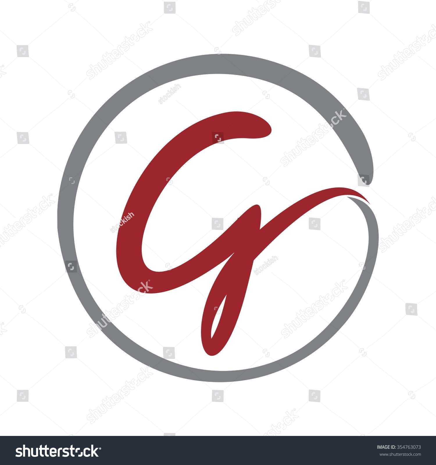 Letter G Logo Vector: เวกเตอร์สต็อก (ปลอดค่าลิขสิทธิ์) 354763073 ...