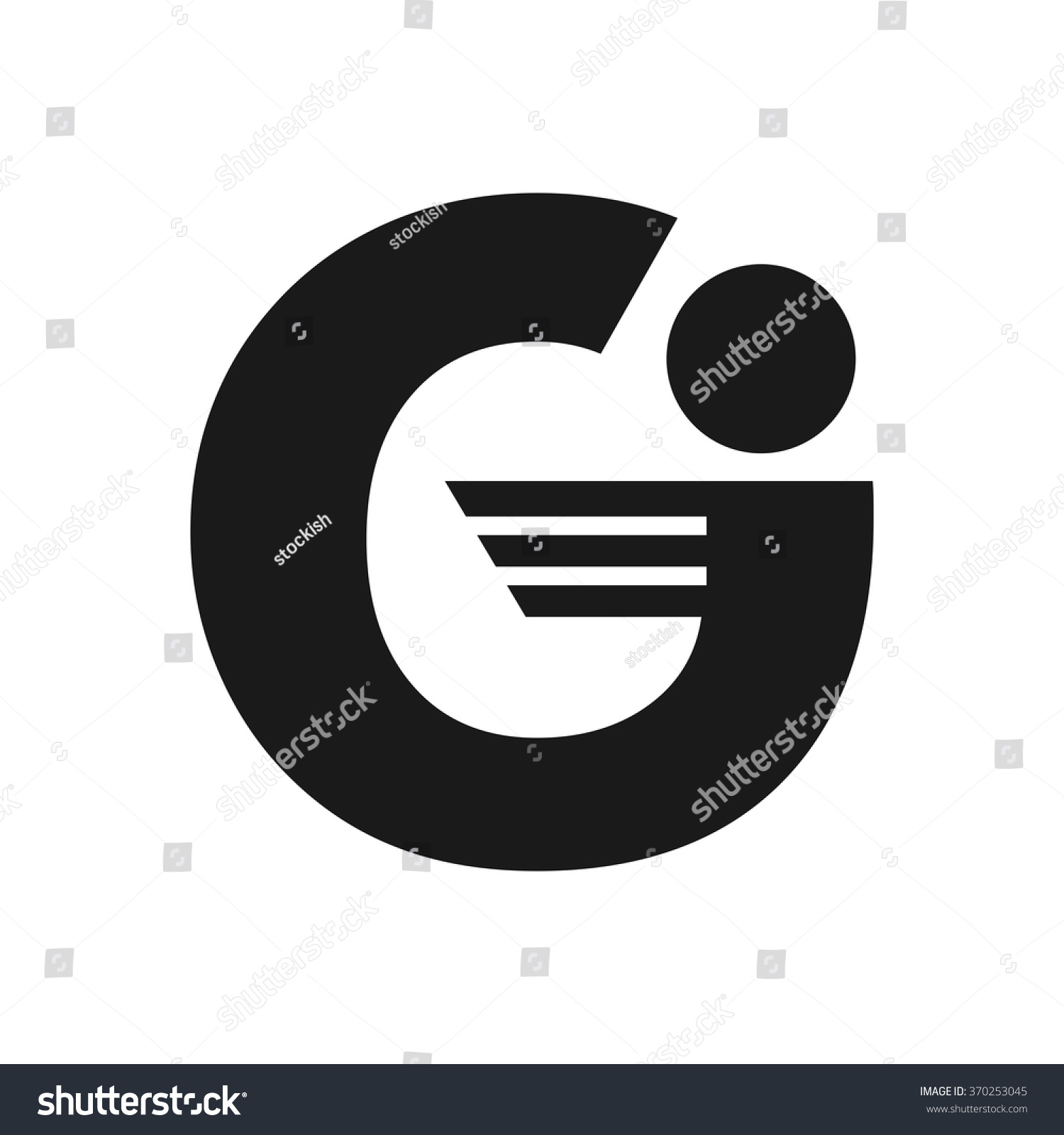 Letter G Logo Vector Stock Vector (Royalty Free) 370253045 | Shutterstock