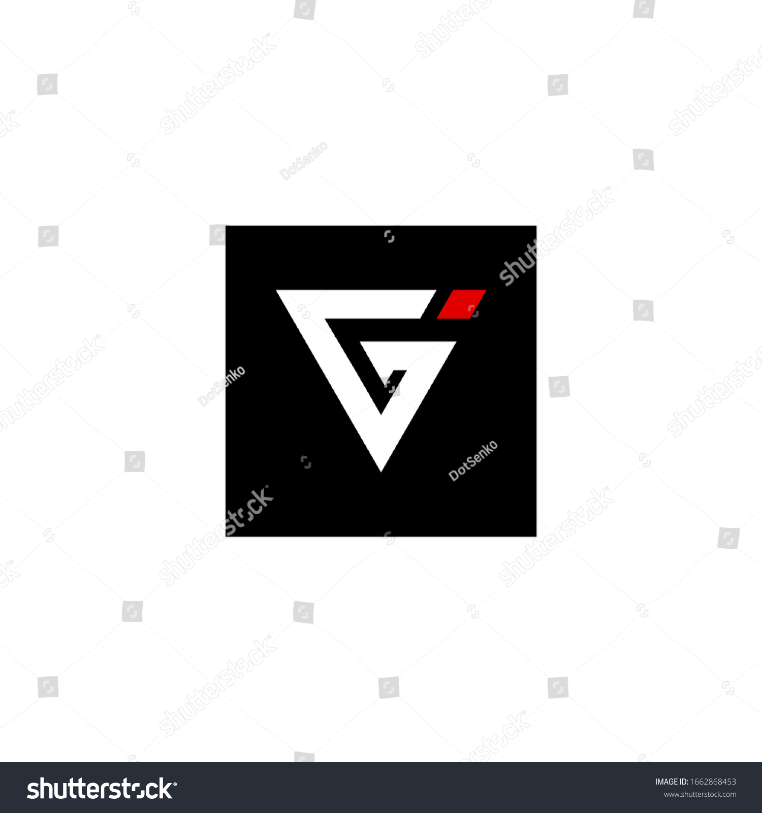 Letter Gi Logo Template Vector Stock Vector (Royalty Free) 1662868453 ...