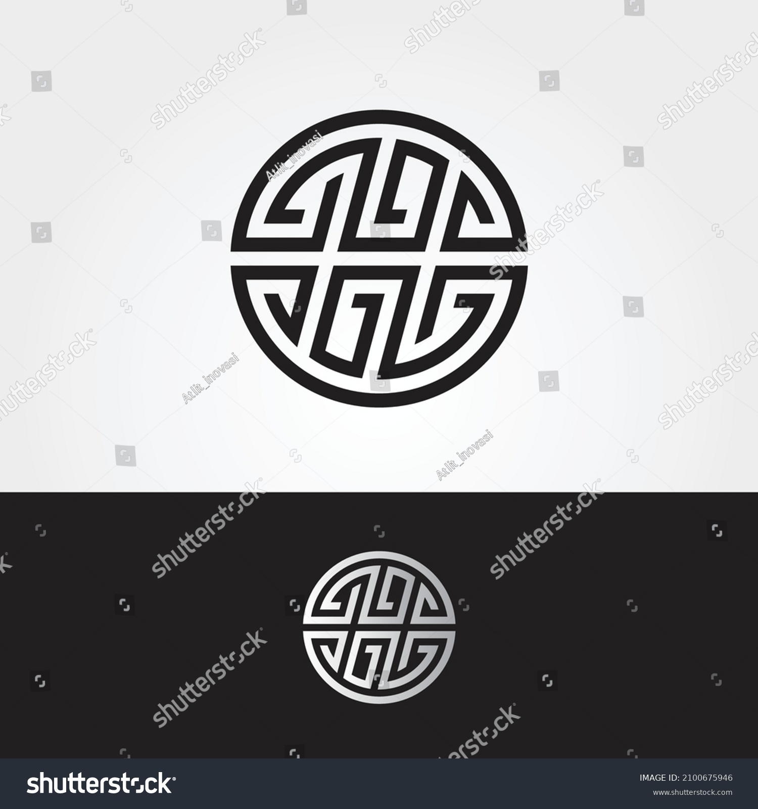 Letter H Circle Vector Design Illustrations Stock Vector (Royalty Free ...
