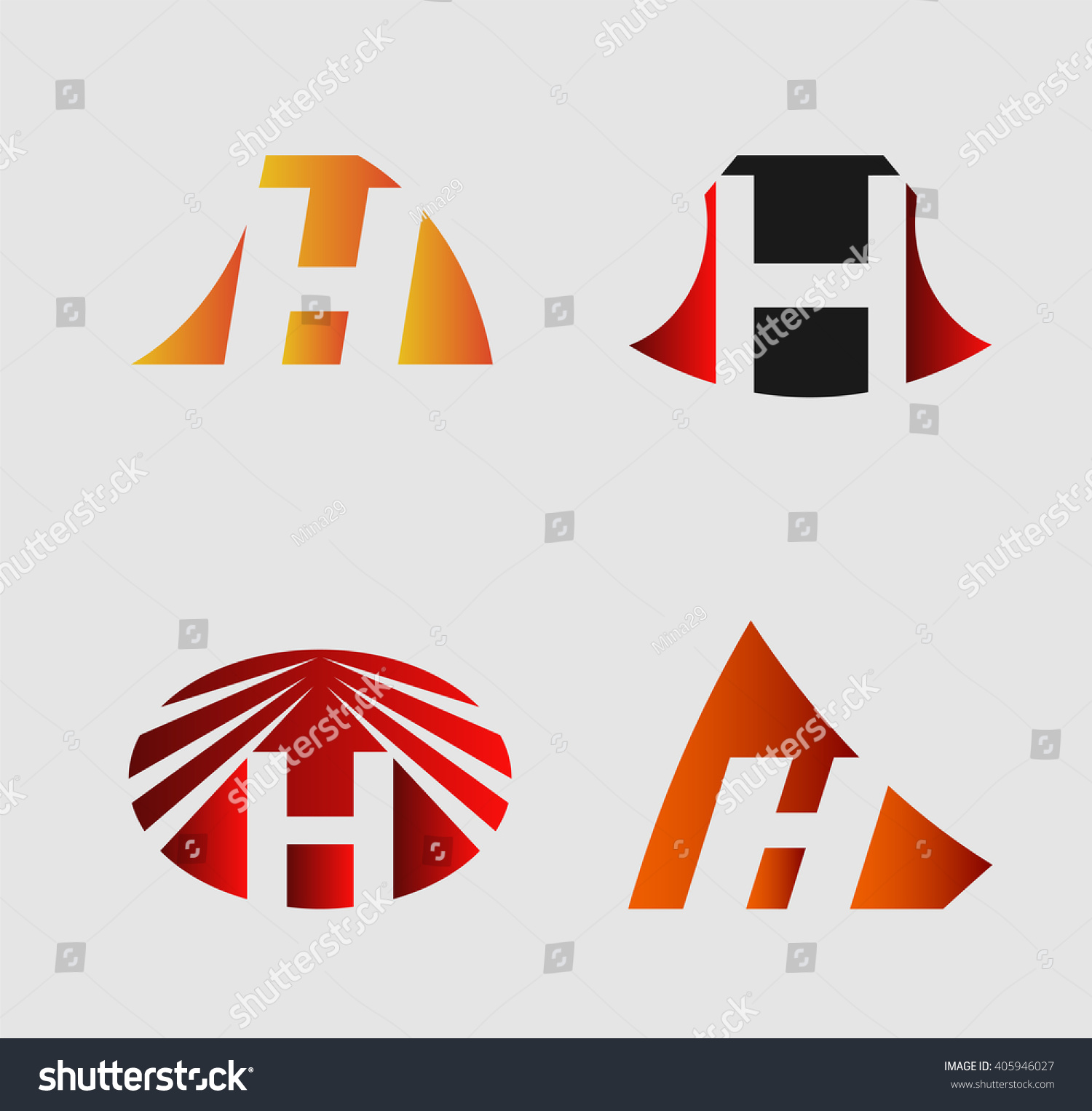Letter H Company Logo Icon Template Stock Vector (Royalty Free ... Letter H Company Logo Icon Template Stock Vector (Royalty Free ...
