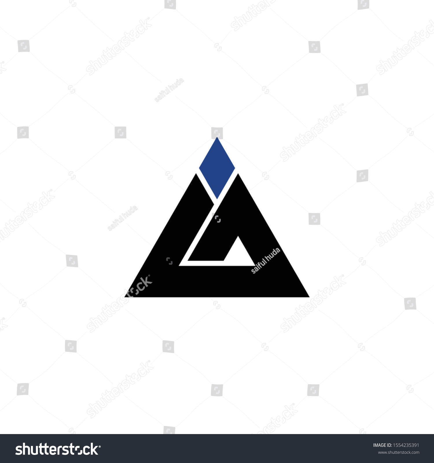 Letter Ia Simple Logo Design Vector Stock Vector (Royalty Free ...