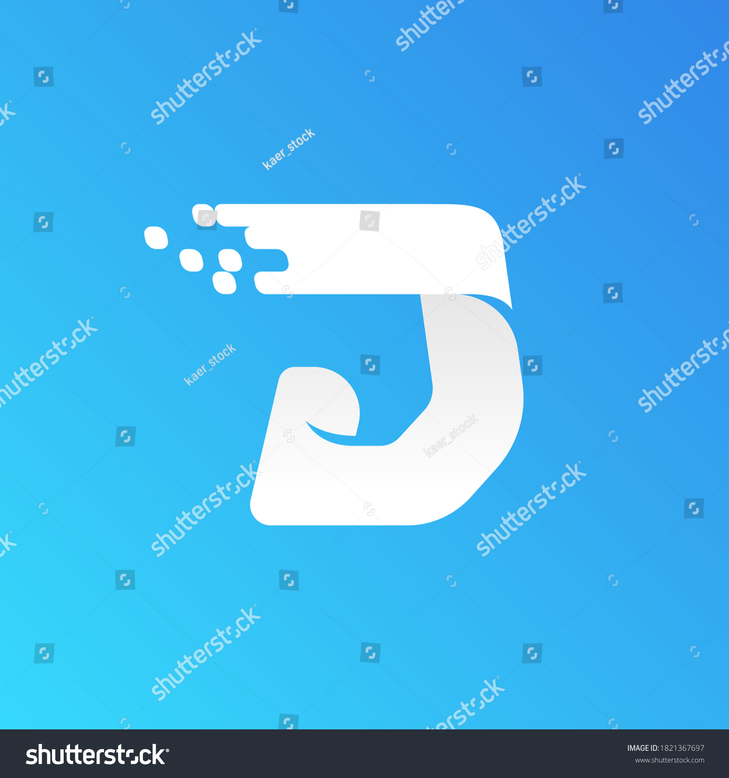 Letter J Fast Speed Logo Checkered Stock Vector (Royalty Free ...