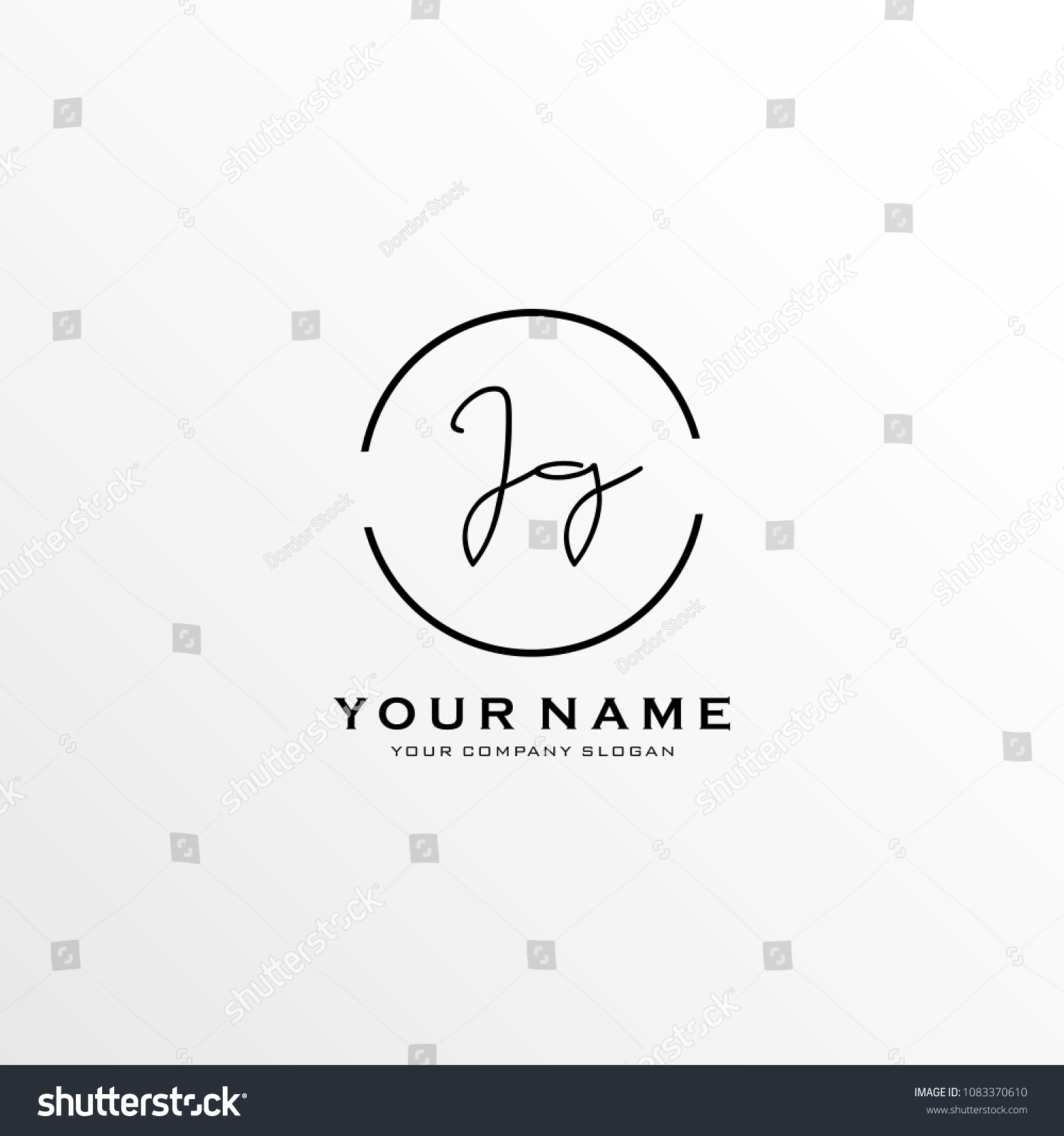 Letter J G Logo Icon Design 스톡 벡터(로열티 프리) 1083370610 | Shutterstock