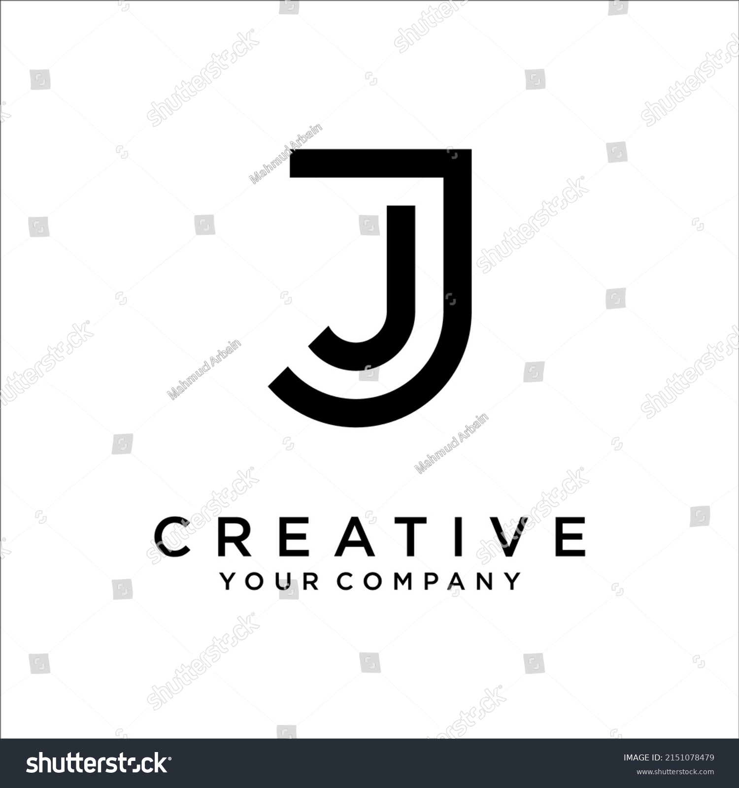 Letter J Logo Icon Design Template Stock Vector (Royalty Free ...