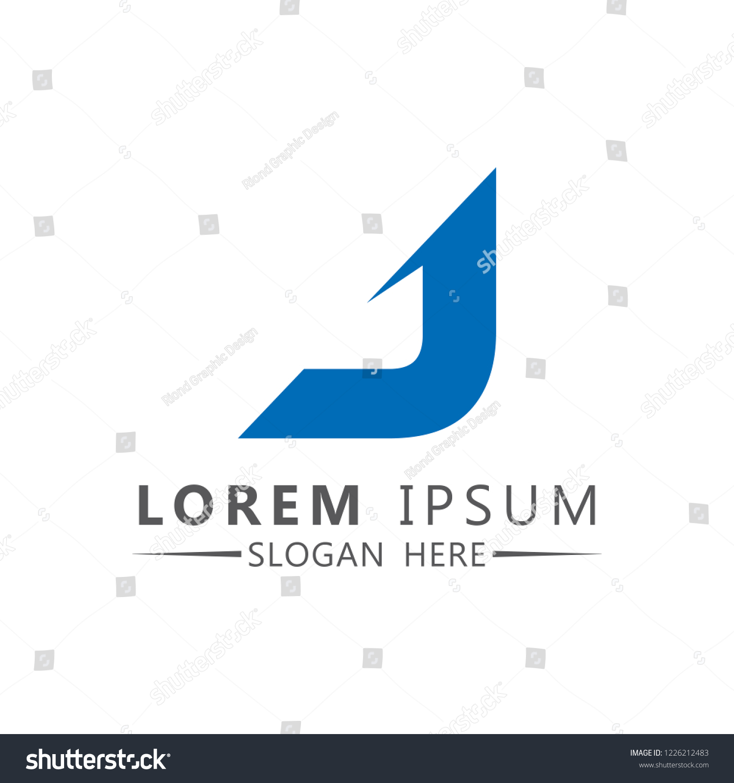 Letter J Logo Vector Stock Vector (Royalty Free) 1226212483 | Shutterstock
