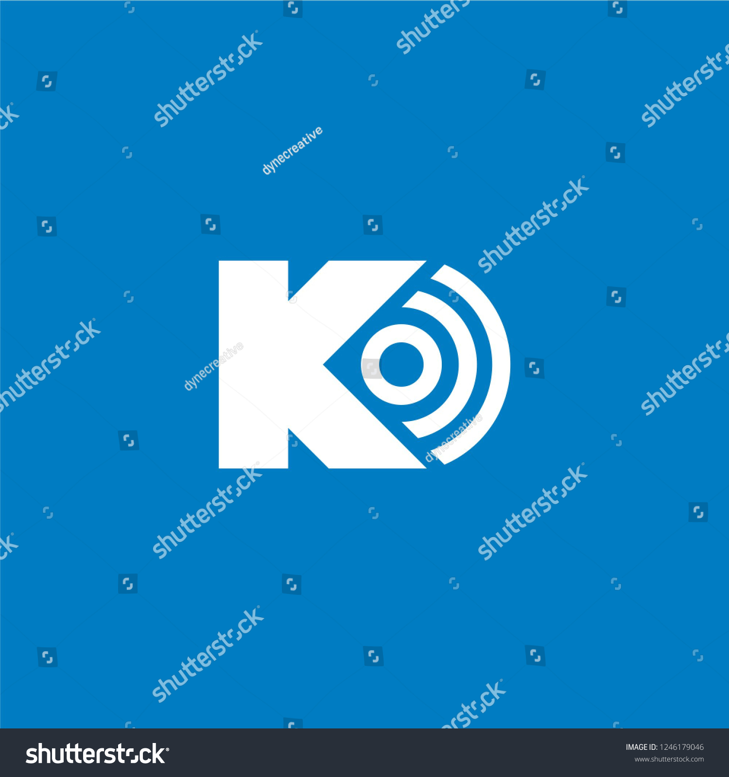 Letter K Technology Logo Design Vector Stock Vector (Royalty Free ...