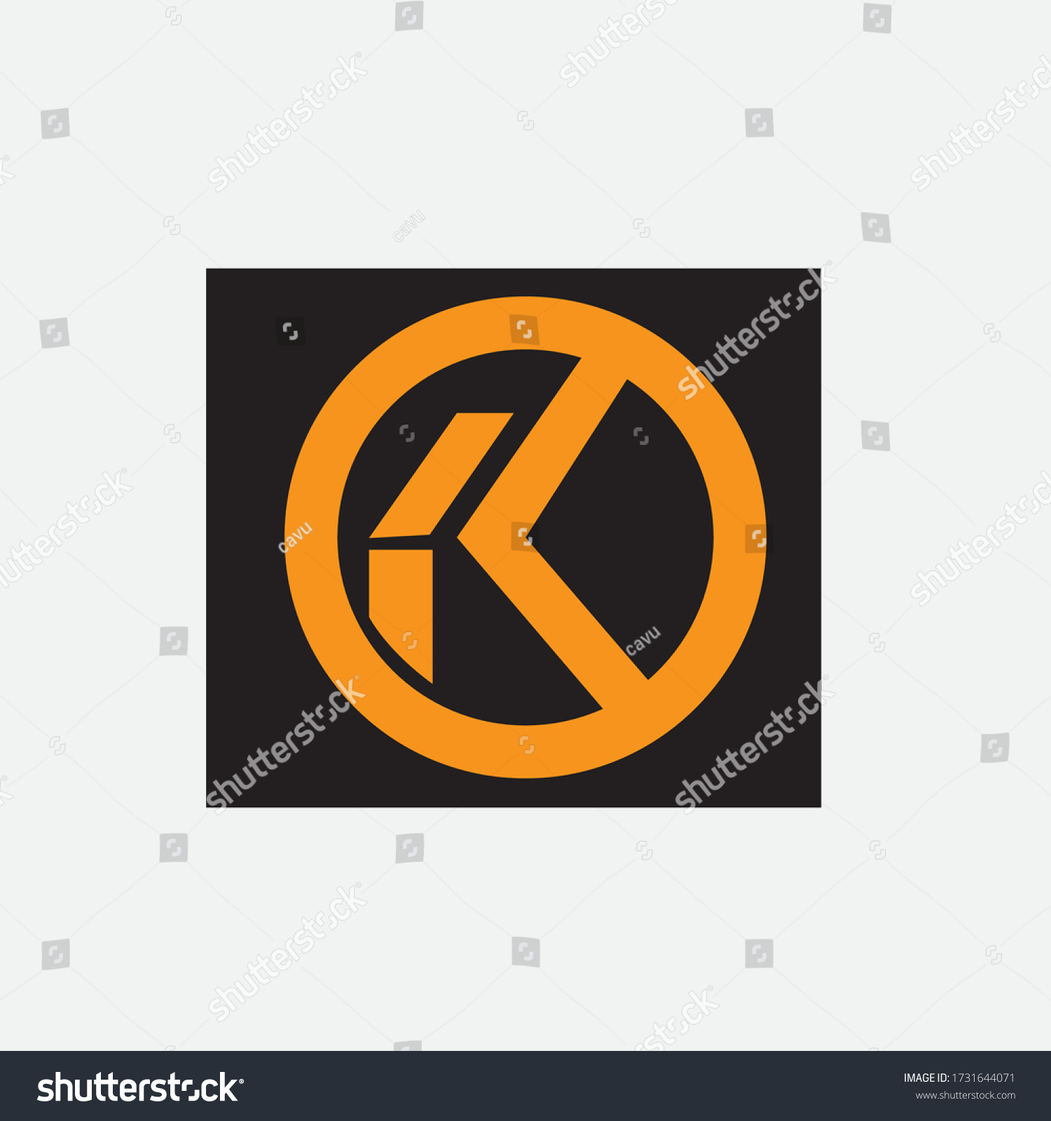 Letter K Unique Logo Creative Vector Stock Vector (Royalty Free ...