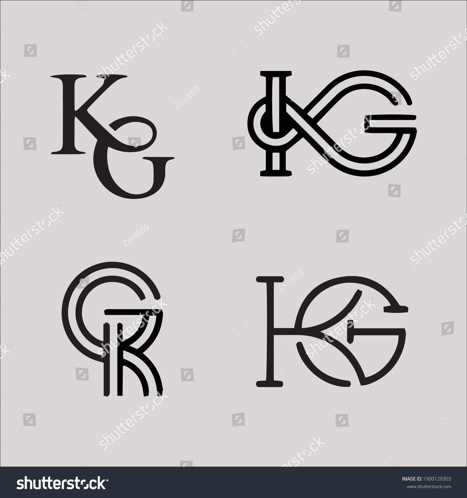1,784 imágenes de Gk monogram - Imágenes, fotos y vectores de stock ...