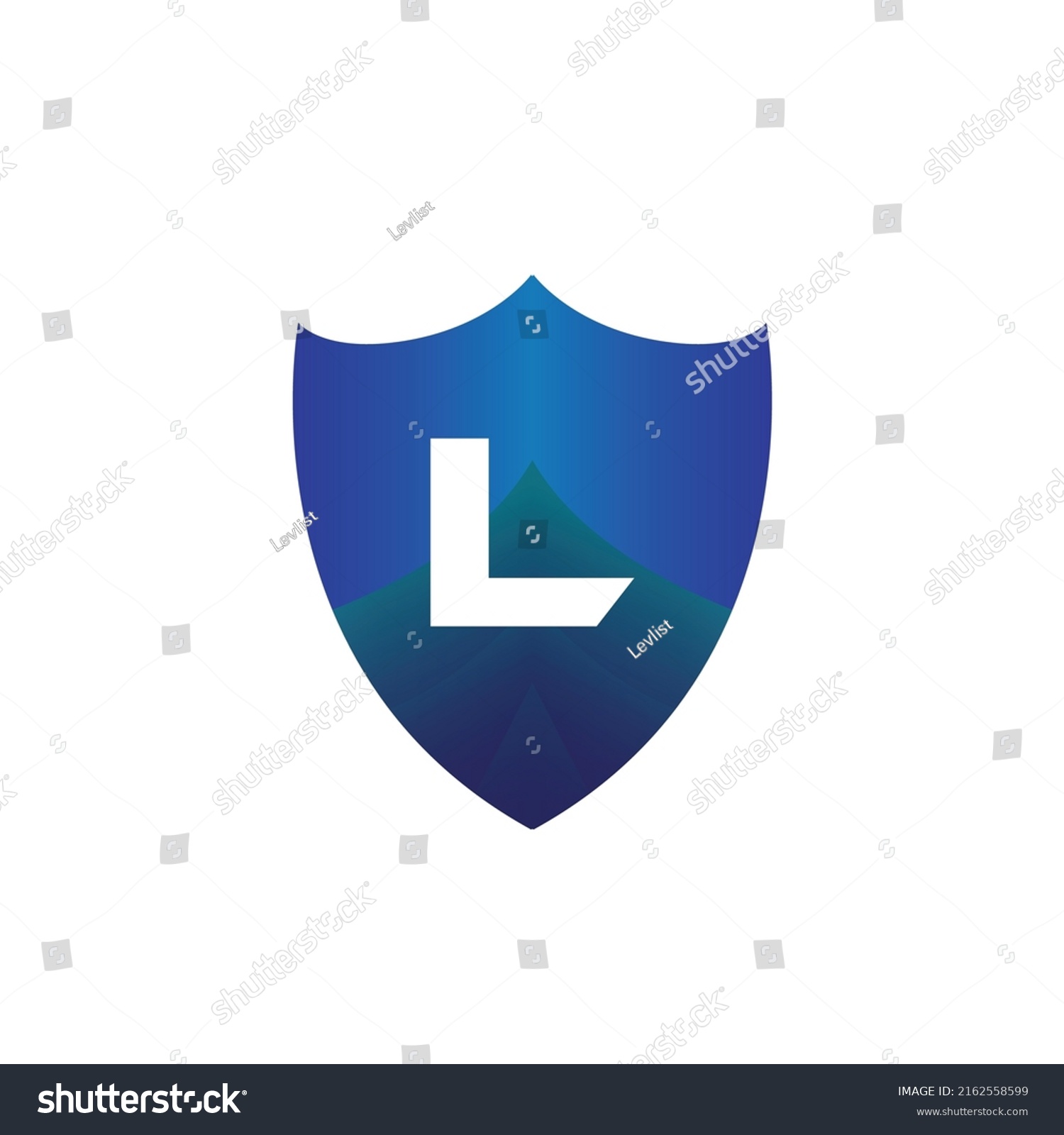 Letter L Shield Security Logo Design Stock Vector (Royalty Free ...