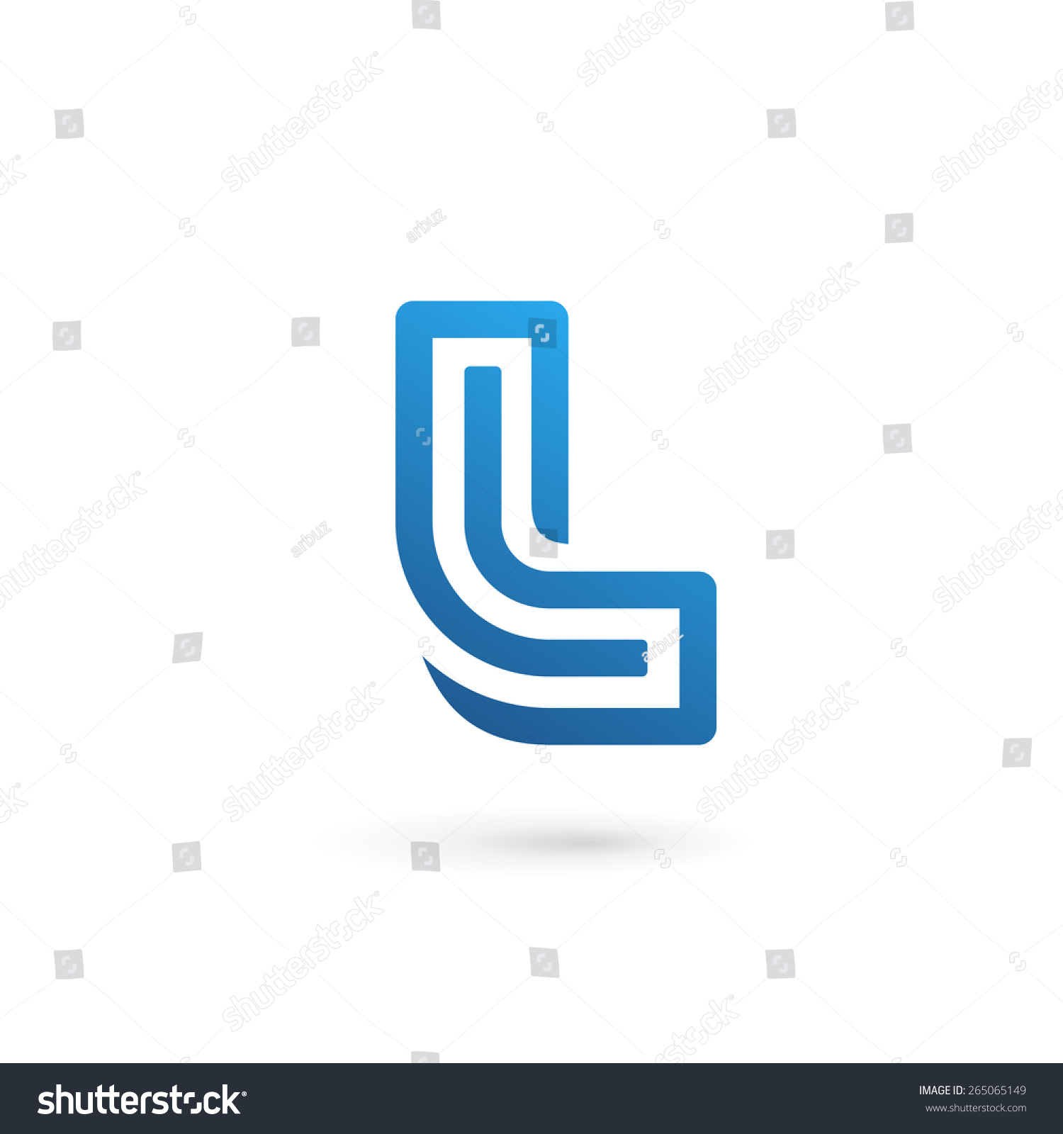 Letter L Logo Icon Design Template Stock Vector 265065149 - Shutterstock