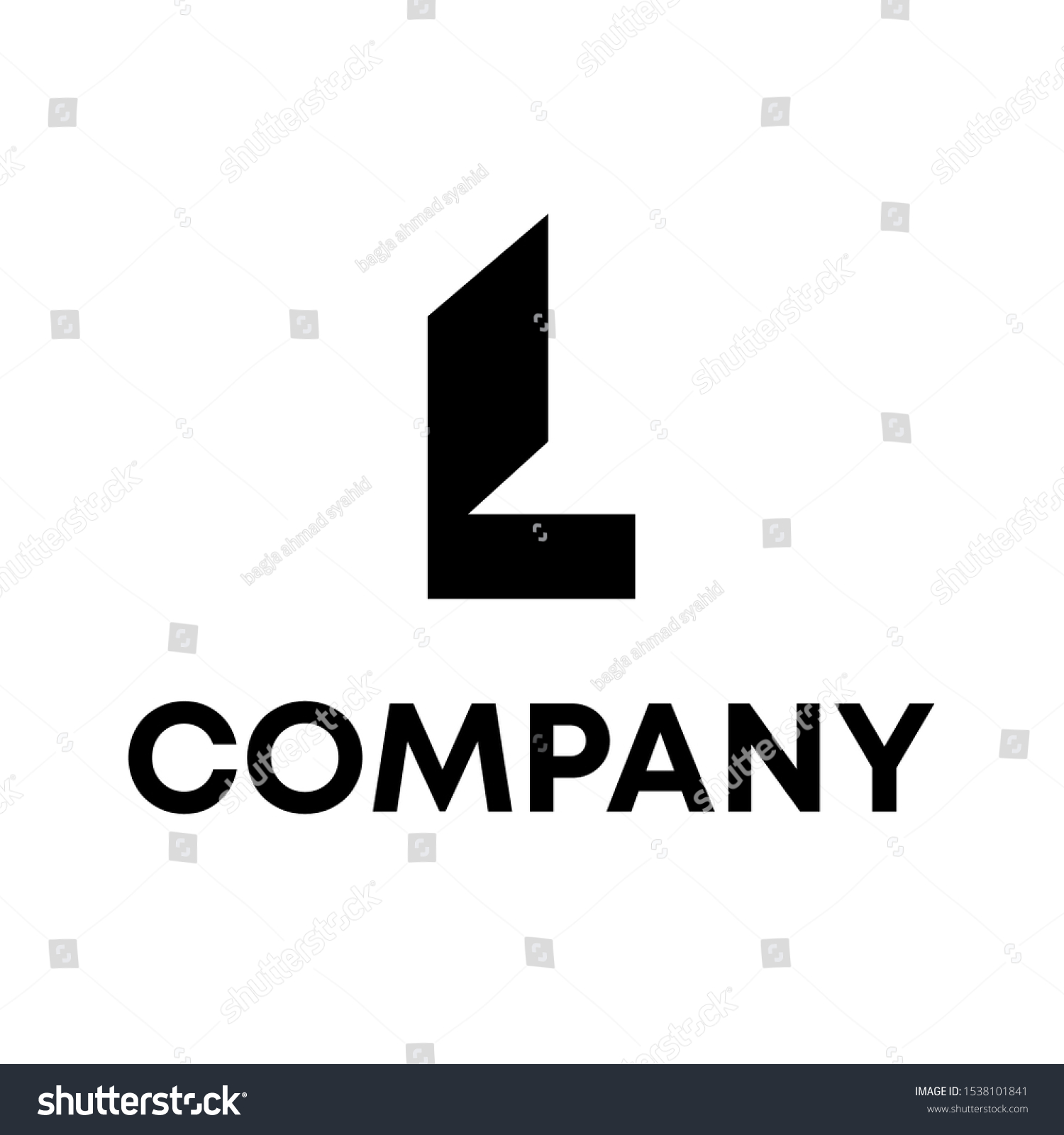 Letter L Logo Vector Sign Template Stock Vector (Royalty Free ...