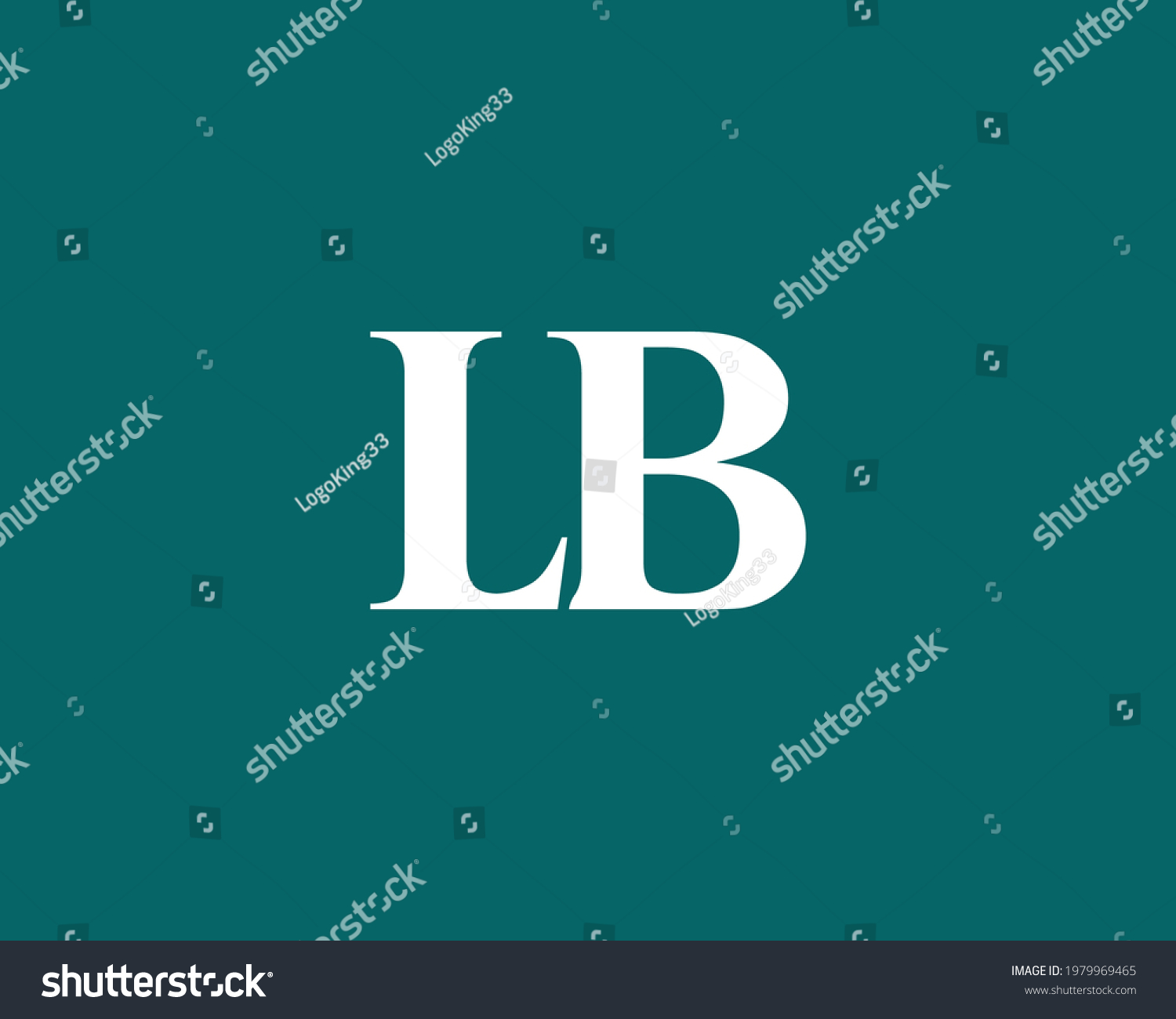 Letter Lb Logo Design Vector Template Stock Vector (Royalty Free ...