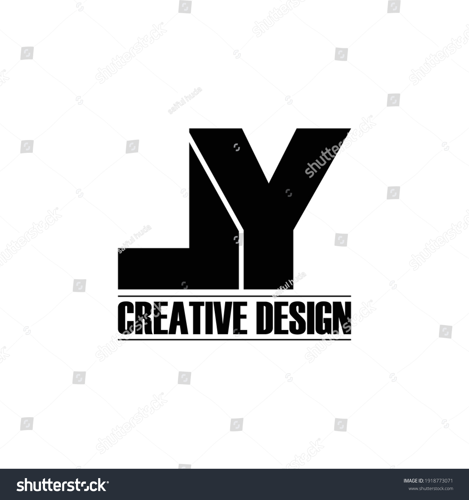 Letter Ly Simple Logo Design Vector Stock Vector (Royalty Free ...