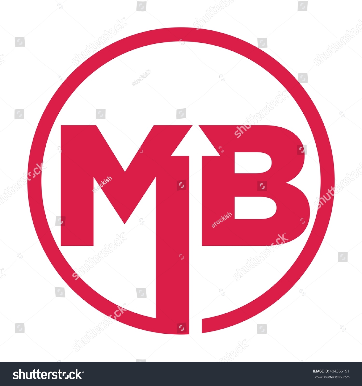 Letter M B Logo Vector Stock Vector (Royalty Free) 404366191 | Shutterstock