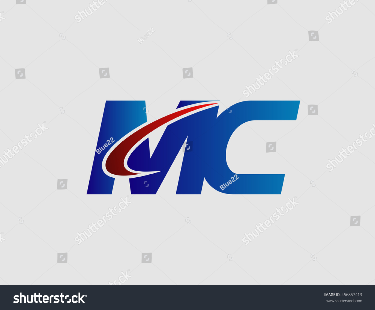 Letter M C Logo Vector Stock Vector (Royalty Free) 456857413 | Shutterstock