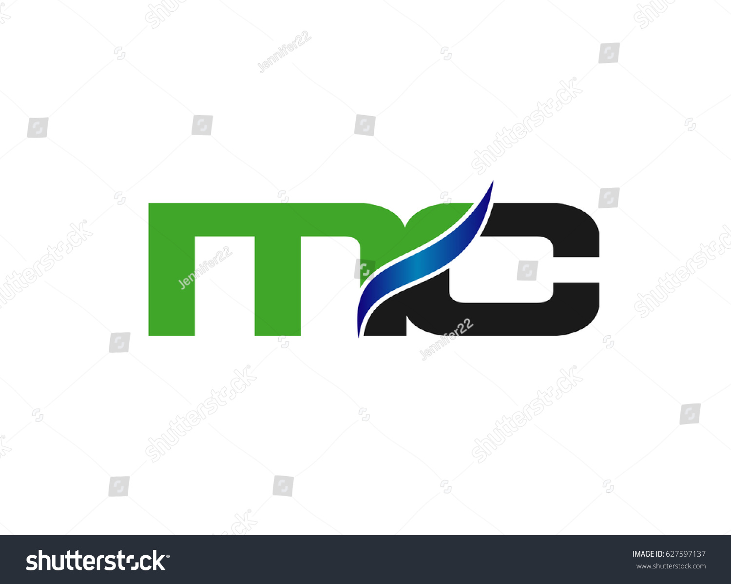 Letter M C Logo Vector Stock Vector (Royalty Free) 627597137 | Shutterstock