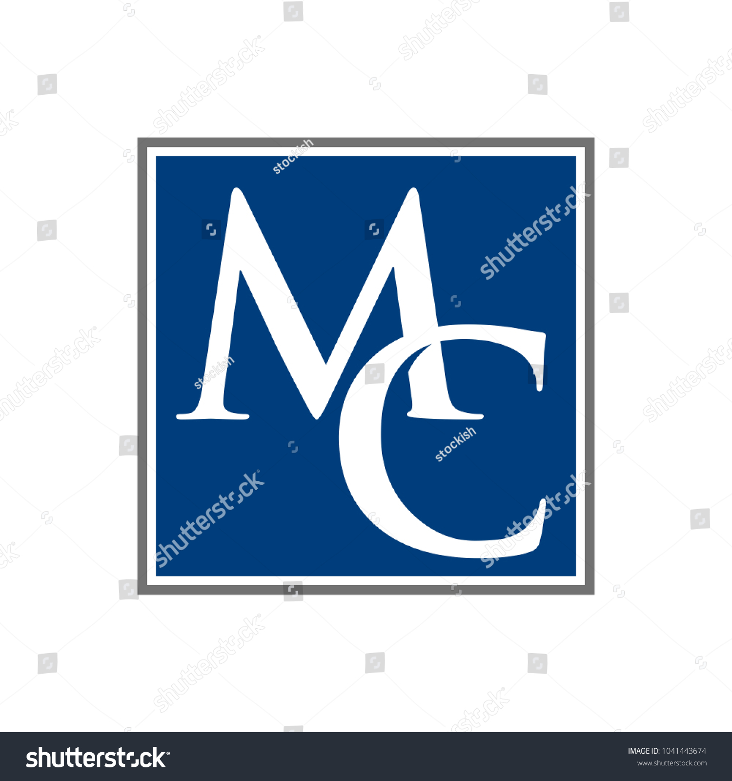 Letter M C Vector Logo Stock Vector (Royalty Free) 1041443674 ...