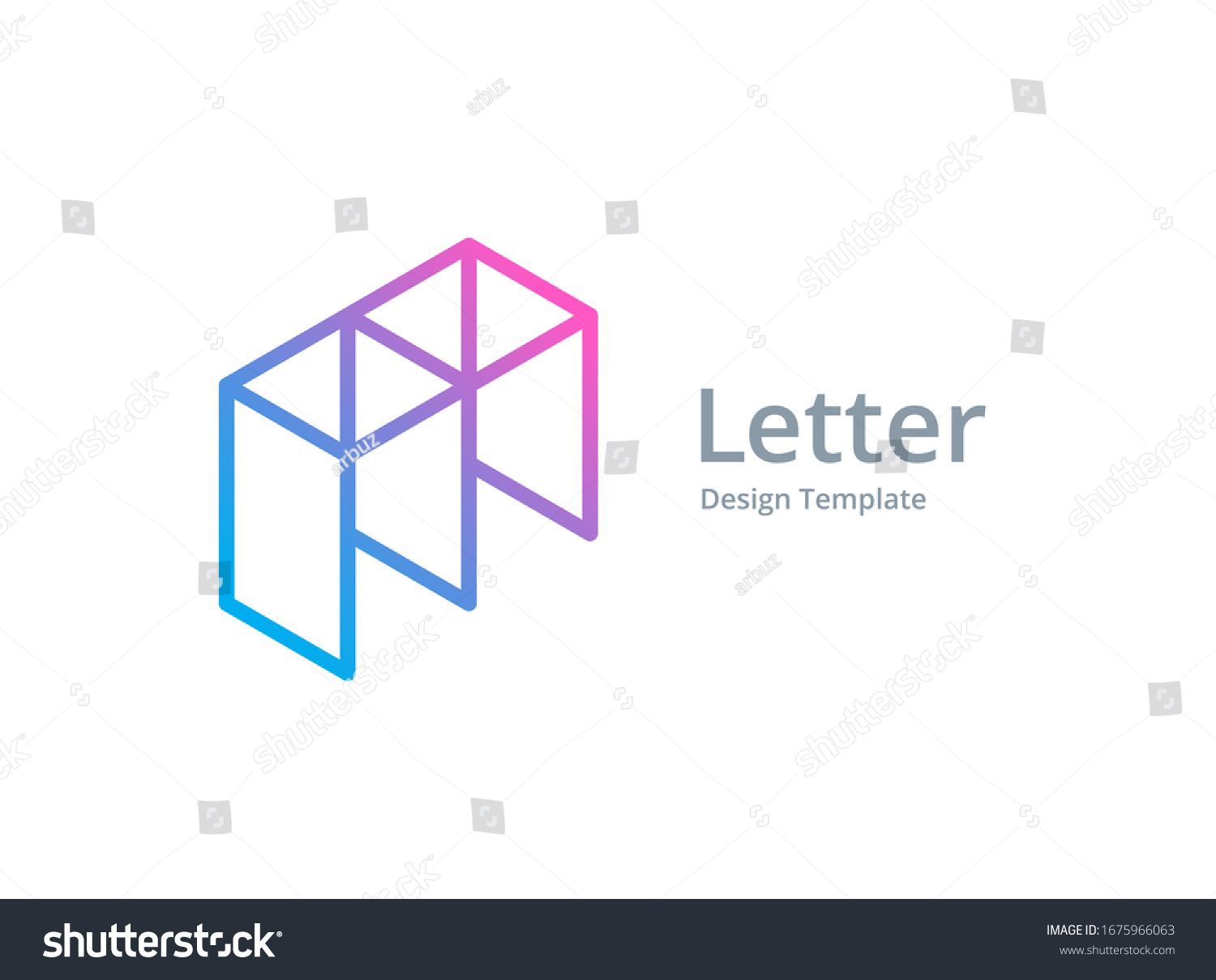Letter M Construction Logo Icon Design Stock Vector (Royalty Free ...