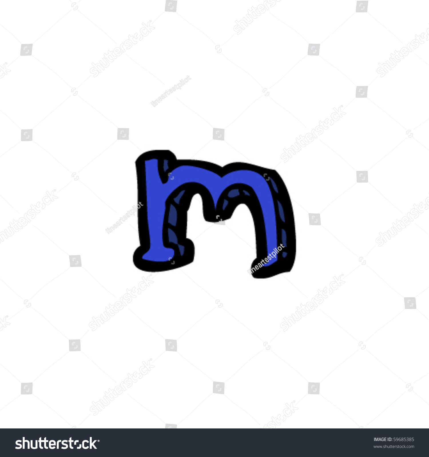 Letter M Drawing Stock Vector (Royalty Free) 59685385 | Shutterstock